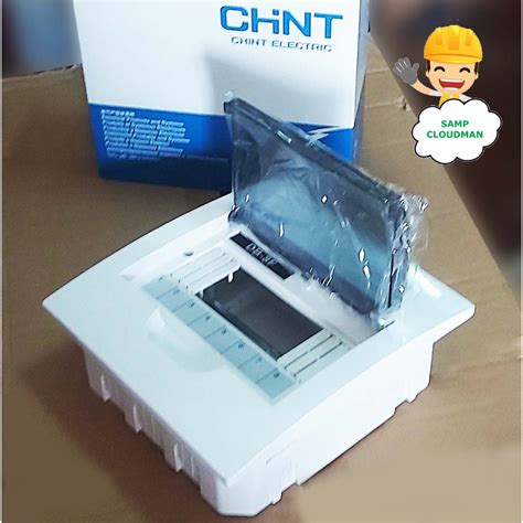 chint 8 module flush type panel box with bush bar db 8f distribution