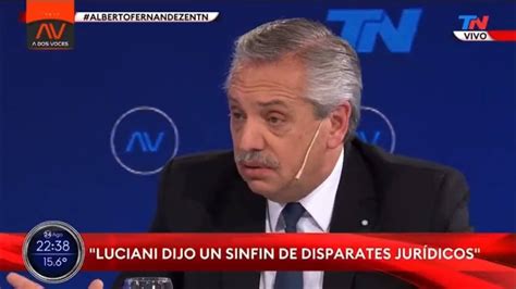 Alberto Fernández Defiende A Cristina Kirchner Y Amenaza Al Fiscal Luciani