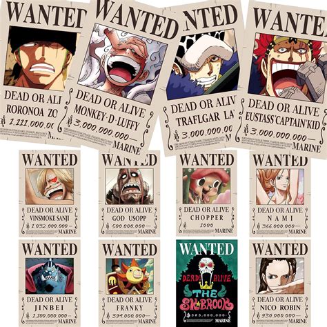 Amazon de FISH DRAGATE 12 Stück Anime One Piece Poster 7 8 x 11 2 Zoll