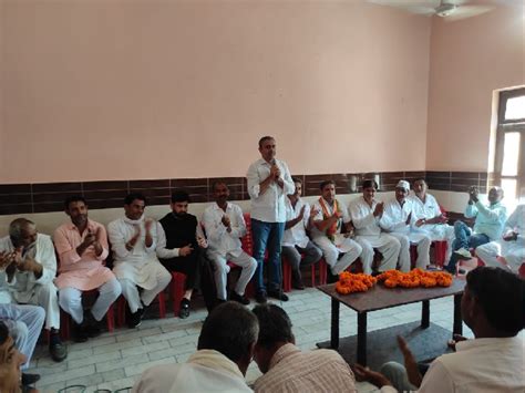 Aap Leader Anurag Dhanda Worker Meeting Adampur Kuldeep Bishnoi Bhajan