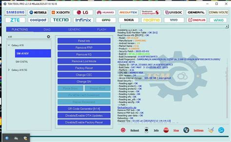 Tsm Tool Pro 💥💯⏩ Remove Frp Galaxy A16 ⭕️🚀🚀 ️ ️brand Facebook