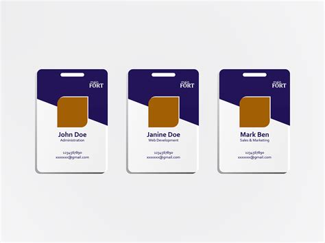 ID Cards Multiple On Behance
