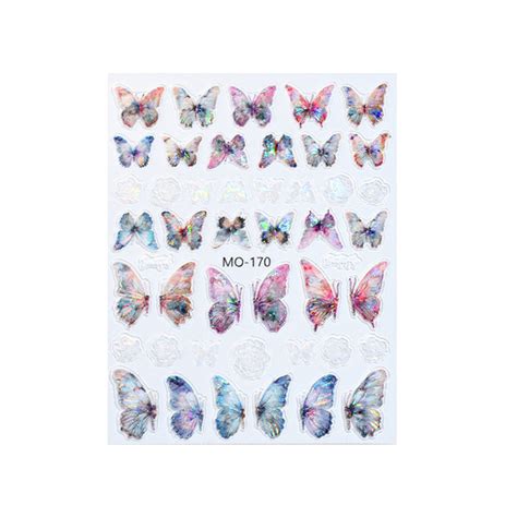 Niviya Nail Stickers Love Heart Design 3d Nail Sticker Abstract Face