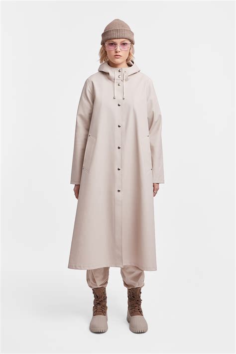 Mosebacke Long Raincoat Light Sand Stutterheim Us