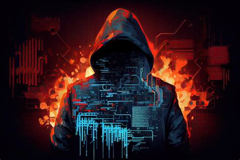 Person In Hood Ai Hacker Generative Ai Premium Ai Generated Image