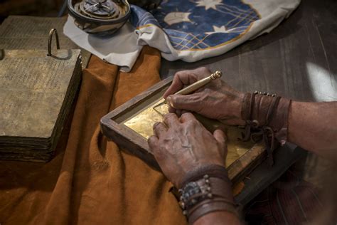 Nephi Engraving Metal Plates