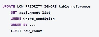 Update в SQL OTUS