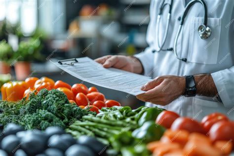 Consultation With Doctor And Dietician Discussing Healthy Eating Diet