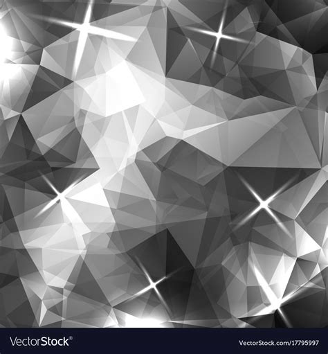 Abstract Gray Triangles Background Royalty Free Vector Image
