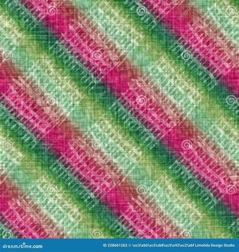 Diagonal Melange Stripe Wash Out Background Hand Painted Farmhouse
