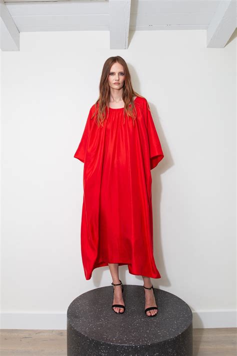Laguna Silk Dress Scarlet · Finney A Modern Luxury Brand Specialising