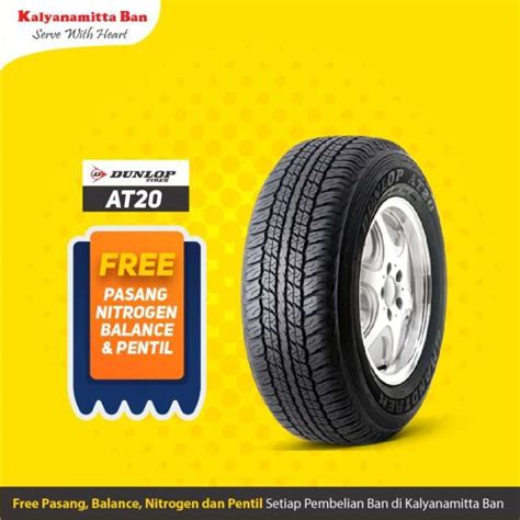 Promo Ban Dunlop At20 265 65 17 Ban Mobil Fortuner R17 Diskon 23 Di