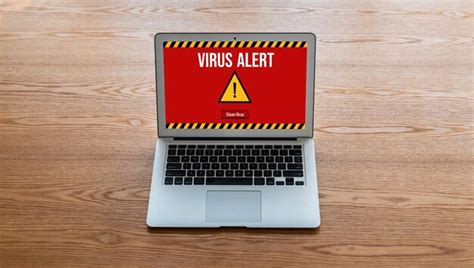 Premium Photo Virus Warning Alert On Computer Screen Detected Modish