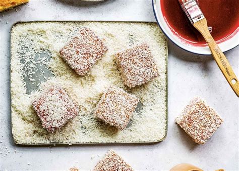 Raspberry Cream Lamingtons Recipe