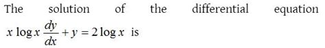 Solution Of First Order Linear Differential Equations A Plus Topper
