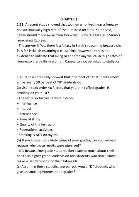 SB Assignmnet 1 Assignment 1 Assigned By Teachers CHAPTER 1 1 A