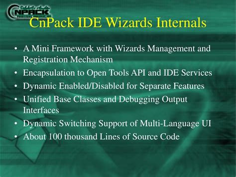 Ppt Cnpack Ide Wizards Powerpoint Presentation Free Download Id