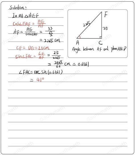 solved 6 the figure shows a right triangular prism abcdef [algebra