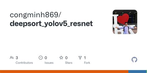 Github Congminh869deepsortyolov5resnet