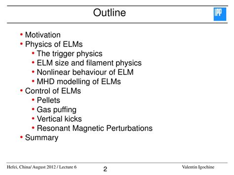 Ppt Physics And Control Of Edge Localized Modes Elms Powerpoint Presentation Id5027935
