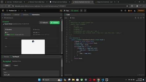 Day63 Of Leetcode Challenge Byedslash Tanzeel Ahmad Posted On The