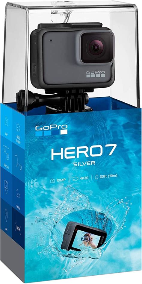 Gopro Hero 7 Silver 4k Hd Digital Action Camera 10 Mp Silver Dj
