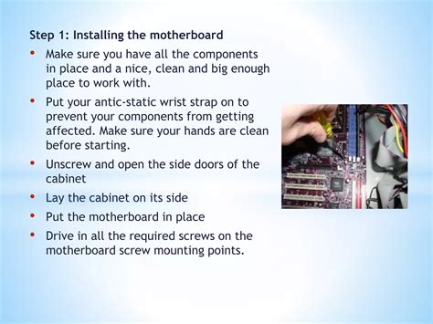 Pc Assembly Pptx Computer Peripherals Computing Pc Assembly Pptx Computer Peripherals Computing