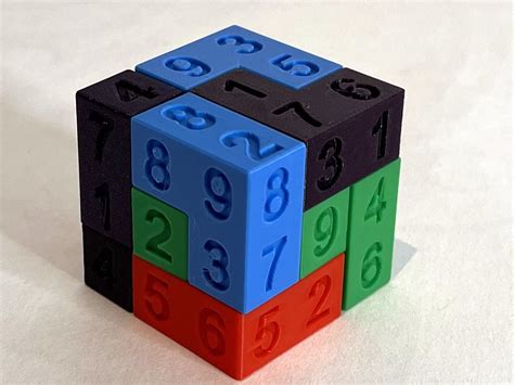 Sudoku Cube 3d Number Puzzle By Anneck Makerworld