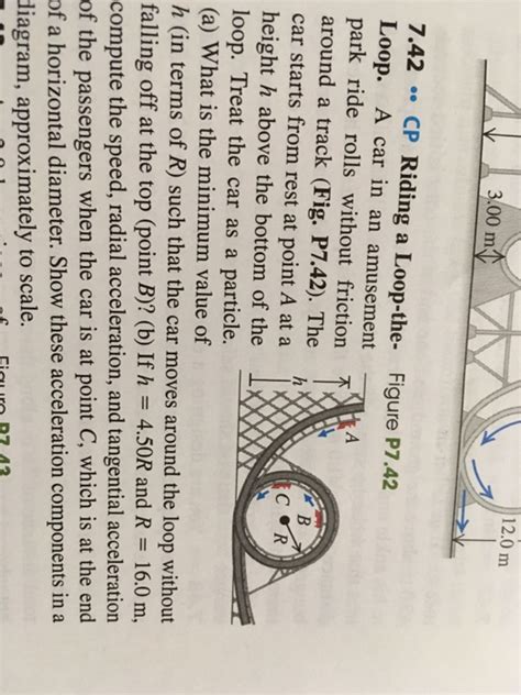 solved riding a loop the loop a car in an amusement park