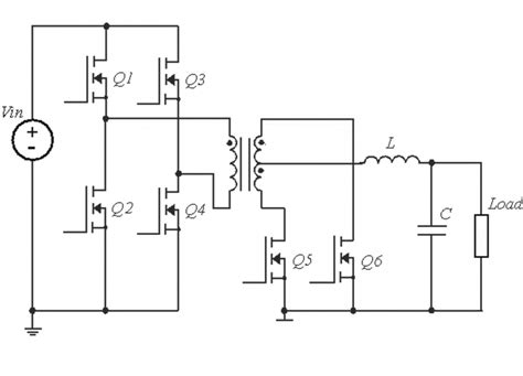 Basic Schematic Of The 600 W Dc Dc Ibc Test Board Download Scientific