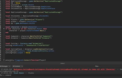 Errors In An Animation Script Scripting Support Developer Forum