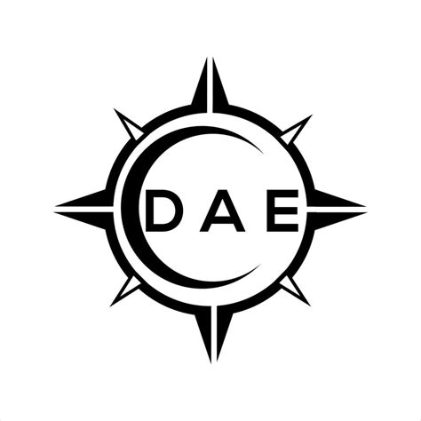 Dae Abstract Technology Circle Setting Logo Design On White Background