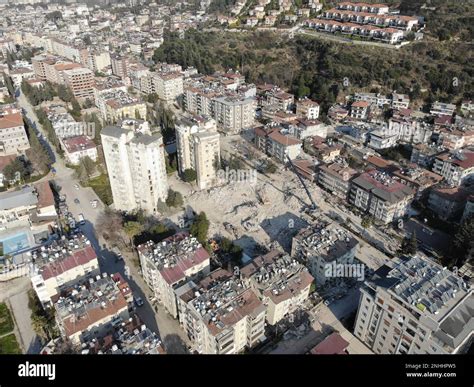 Antakya Hatay Turkey Drone Footage February 13th 2023 Turkey Earthquake Kahramanmaras