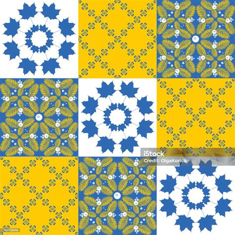 스페인 세라믹 타일 Azulejo Talavera 벽과 바닥을위한 대비 패턴 블루 옐로우 밝은 장식 0명에 대한 스톡 벡터 아트 및 기타 이미지 Istock
