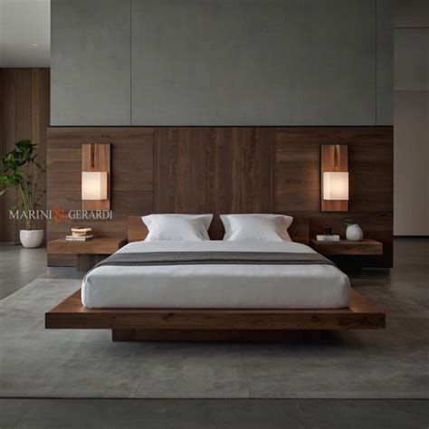 Gastone Letto Matrimoniale Legno Massello