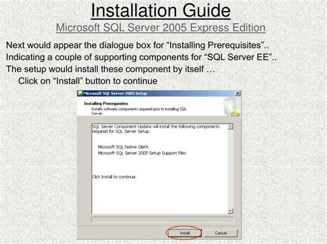 Ppt Microsoft Sql Server Express Edition Sql Server Management