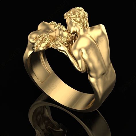 Couple Ring Naked Couple Ring 925 Silver Ring Human Body Etsy