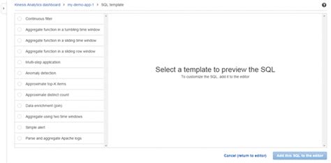 Writing Sql On Streaming Data With Amazon Kinesis Analytics Part 1 Aws Big Data Blog