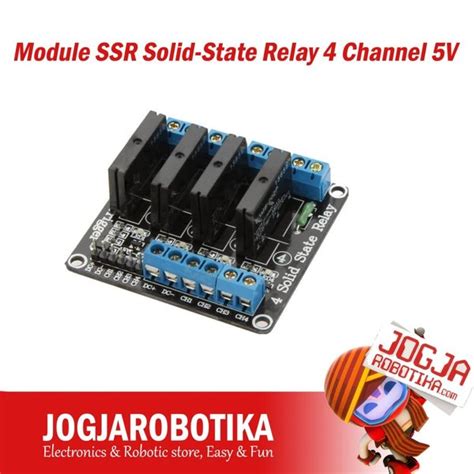 Jual Modul SSR Solid State Relay 4 Channel 5V Di Lapak Jogjarobotika