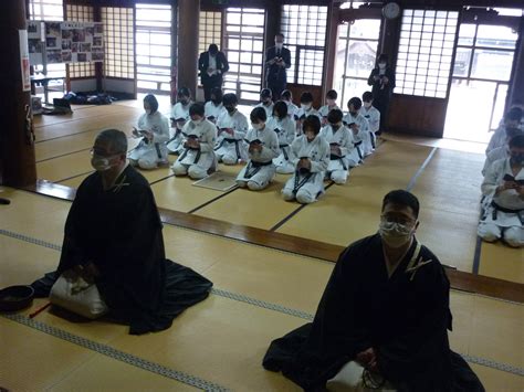 小松大谷高校空手部 決意奉告式 小松本光寺 スカッと念仏