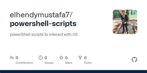 Github Elhendymustafa7powershell Scripts Powershell Scripts To