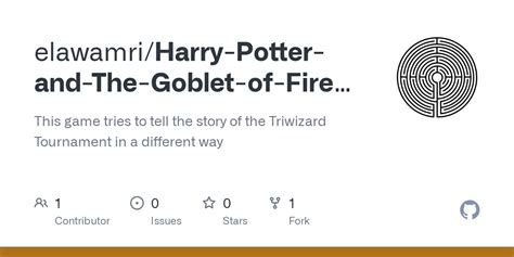 Github Elawamri Harry Potter And The Goblet Of Fire Video Game This