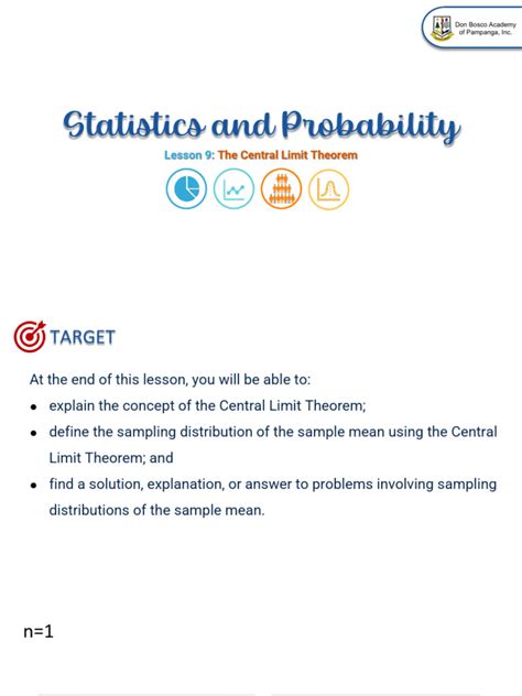 lesson 9 the central limit theorem pdf