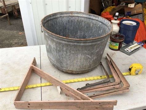 Galvanized Bucket Brackets Legacy Auction Company