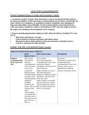 Report Requirements And Rubric Case 2 Docx CASE STUDY 2 REQUIREMENTS Written Assignment