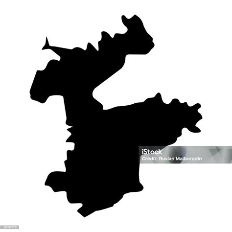 Mellieha 지구 지도 몰타의 행정 구역 벡터 일러스트 레이 션입니다 검은색에 대한 스톡 벡터 아트 및 기타 이미지 검은