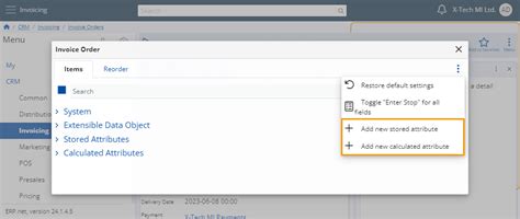 How To Create New Stored Or Calculated Attributes Web Client