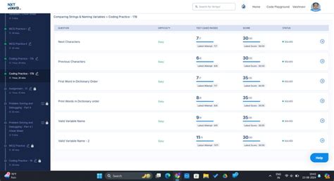 vaishnavi saudagar on linkedin codingpractice comparingstrings namingvariables nxtwave ccbp…