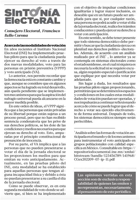 Ieem On Twitter Hoy En Sinton Aelectoral H Conexion El Consejero