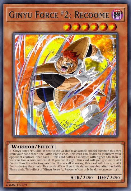 Tokusentai Say Hello To The Ginyu Force R Customyugioh